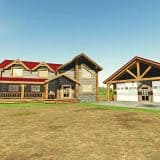 FS22 Elk Mountain Ranch House (Color selectable) v1.0.0.3 - FS 22 ...