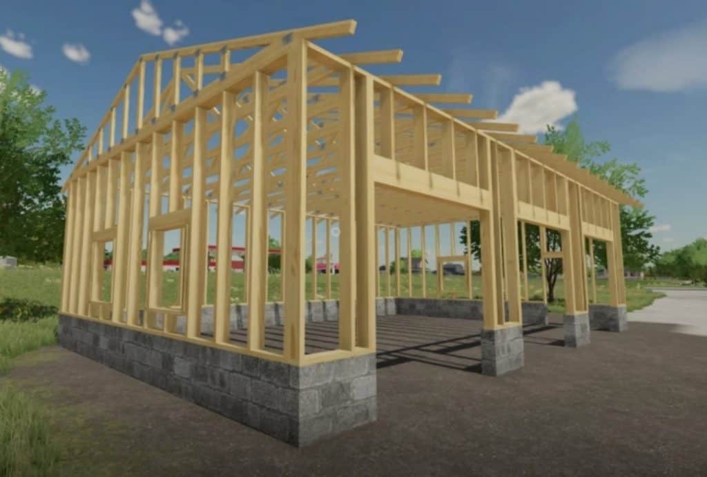 FS22 3 Car Garage v1.0.0.0 - FS 22 Objects Mod Download