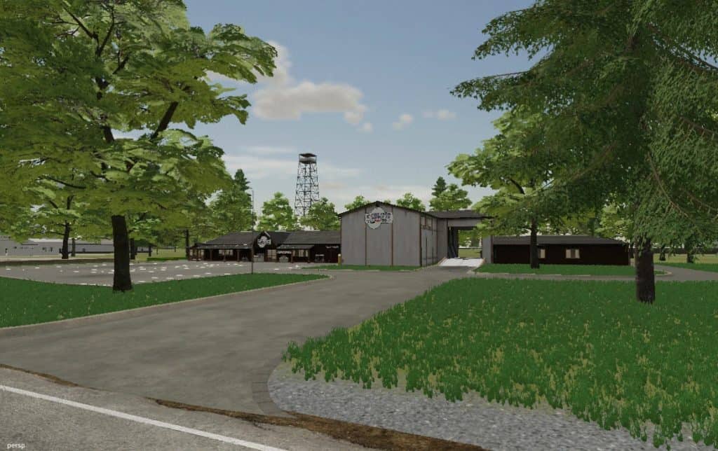 FS22 Flat Land 4km Plus 1.2 - FS 22 Maps Mod Download
