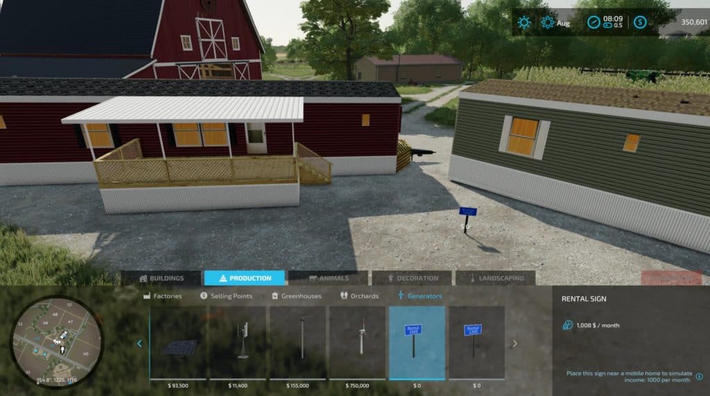 FS22 Mobile Homes v2.0.0.0 - FS 22 Objects Mod Download