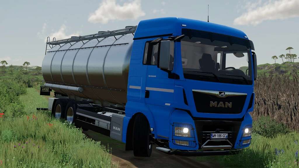FS22 MAN TGX 6×4 Tanker Truck v1.0 - FS 22 Trucks Mod Download