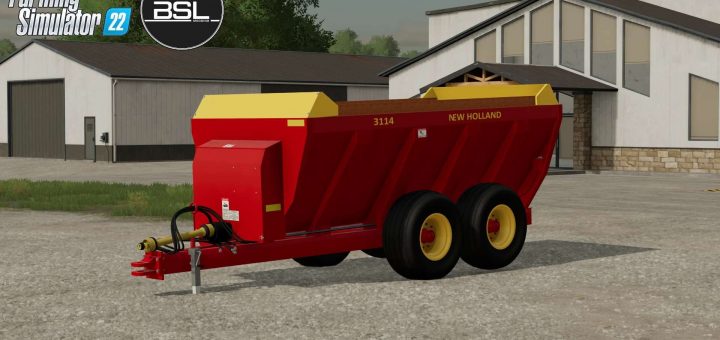 FS22 New Holland 716 chopper box V1.0.0.0 - FS 22 Trailers Mod Download