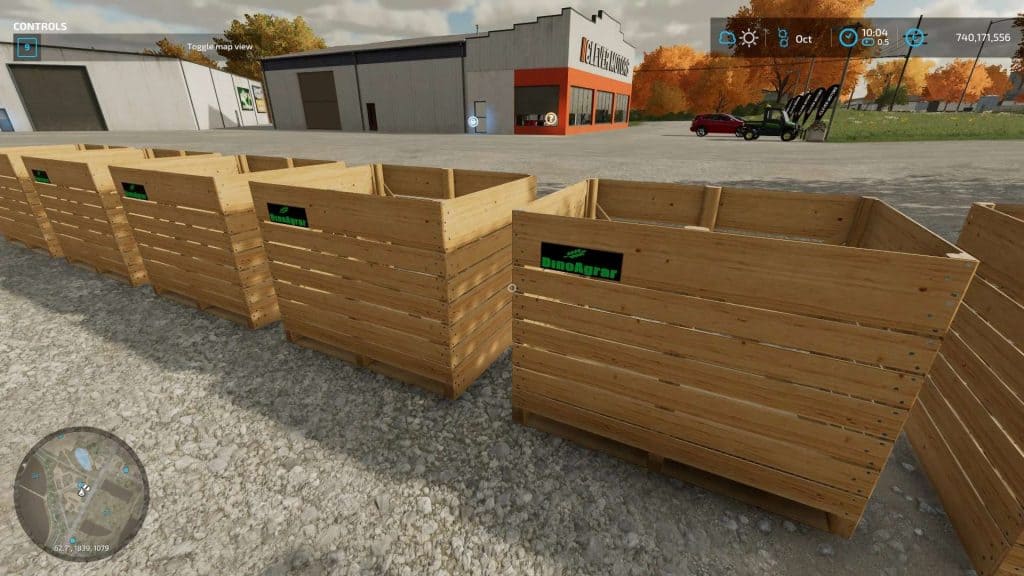 FS22 Storage box v1.0 - FS 22 Objects Mod Download