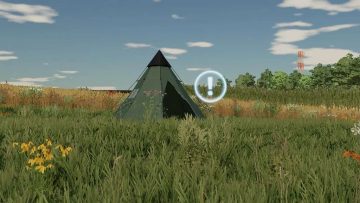 FS22 Tent v1.0 - FS 22 Objects Mod Download