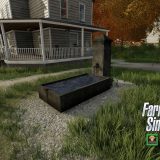 FS22 Concrete Fountain v1.0.0.1 - FS 22 Objects Mod Download