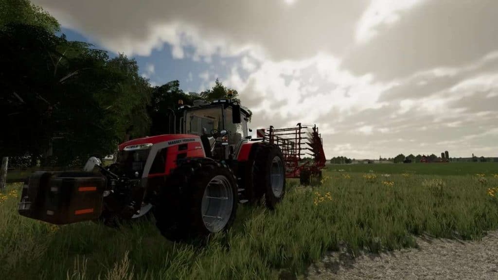 FS22 Massey Ferguson MF8s modified v1.0 - FS 22 Tractors Mod Download