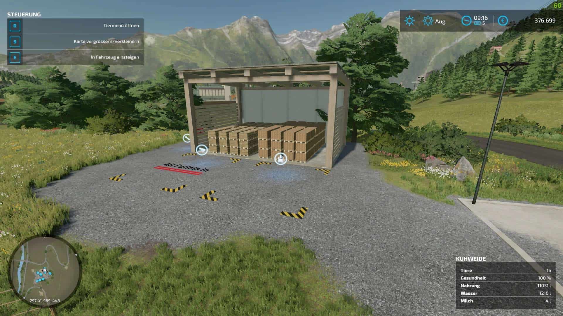 Pallet Warehouse – Autoload v1 (4) - Farming simulator 19 / 17 / 15 Mod