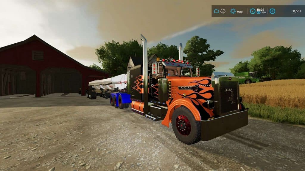 FS22 Peterbilt 389 Custom v1.0 - FS 22 Trucks Mod Download