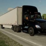 FS22 2022 Freightliner Cascadia Day Cab v1.0 - FS 22 Trucks Mod Download