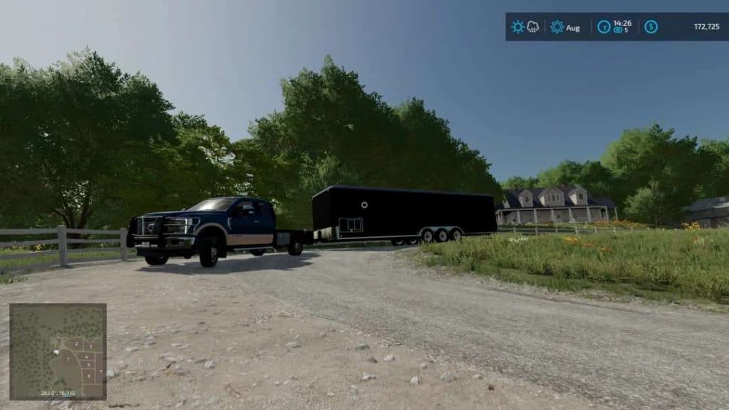 35FT Enclosed Trailer Fix v1 (3) - Farming simulator 19 / 17 / 15 Mod