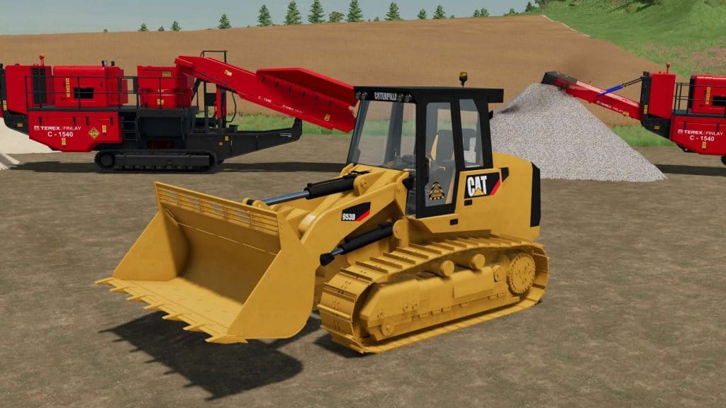 CAT 953D Crawler Loader (1) - Farming simulator 19 / 17 / 15 Mod