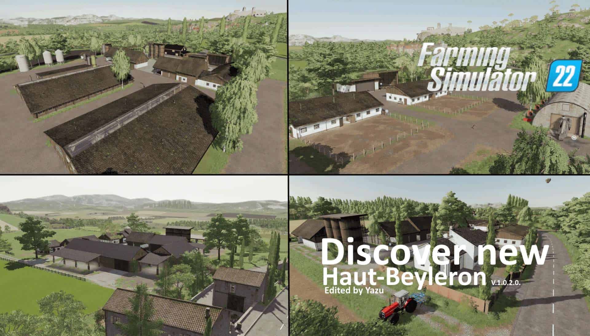 FS22 Haut Beyleron – Rediscover v1.0.2 - FS 22 Maps Mod Download
