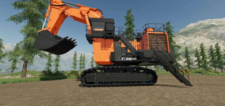 FS22 Hitachi Zaxis 145W Rototilt v1.0 - FS 22 Forklifts / Excavators ...