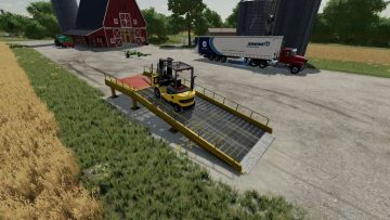 Loading Ramp With Dock Leveler v1 (3) - Farming simulator 19 / 17 / 15 Mod