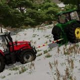 FS22 Tow Bar v1.0 - FS 22 Implements & Tools Mod Download