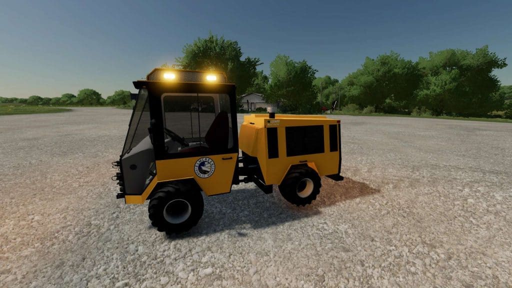 FS22 Trackless Municipal Tractor v1.0 - FS 22 Tractors Mod Download