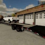 FS22 40FT PJ Gooseneck Trailer Converted v1.0 - FS 22 Trailers Mod Download