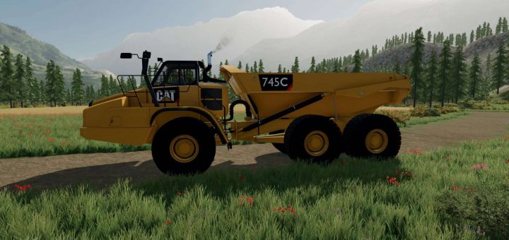 FS22 CAT CP-56 Roller Compactor v1.0 - FS 22 Forklifts / Excavators Mod ...