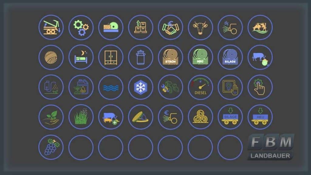 FS22 Landbauer Icons Paket V1.0 - FS 22 Prefab Mod Download
