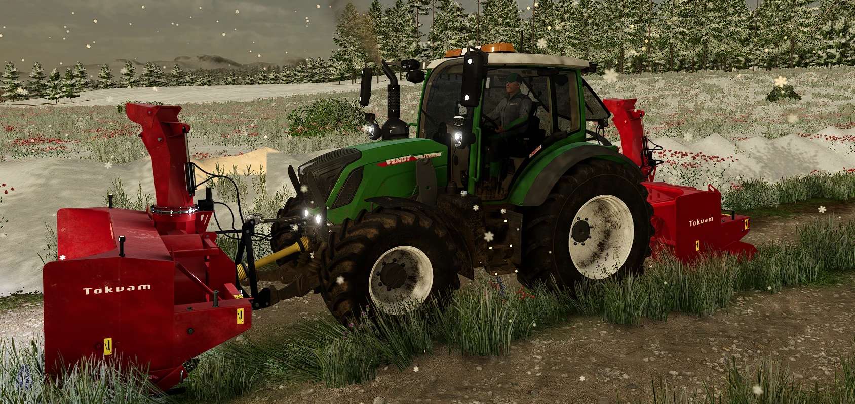 Snowblower pack v1 (2) - Farming simulator 19 / 17 / 15 Mod