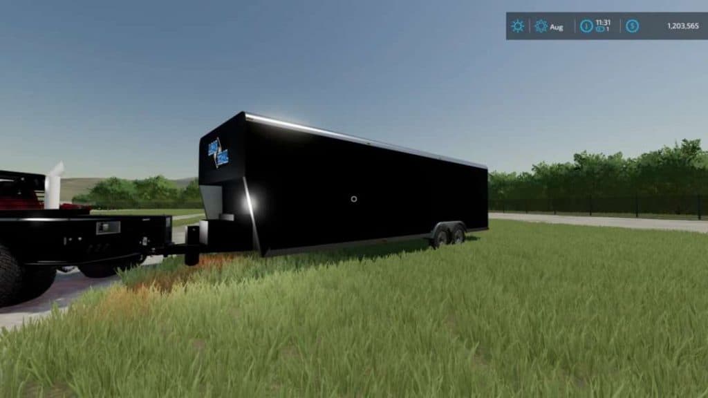 FS22 Load King Enclosed Trailer v1.0 - FS 22 Trailers Mod Download