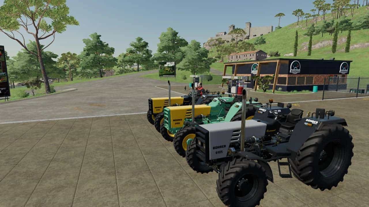 FS22 Bührer 6105 with beacon v1.0 - FS 22 Tractors Mod Download