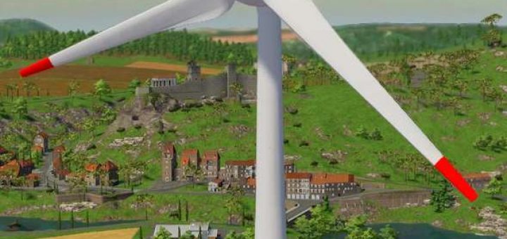 FS22 Wind Turbine Package v1.0 - FS 22 Objects Mod Download