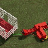 FS22 John Deere Wooden Thrower Rack V1.0 - FS 22 Trailers Mod Download