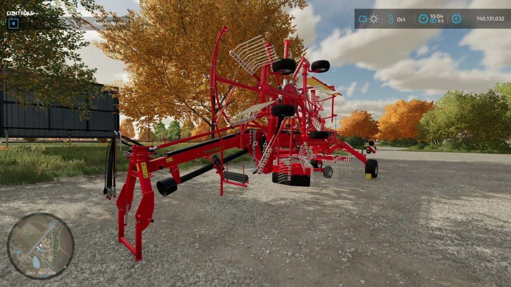 Pöttinger Schwader v1 (6) - Farming simulator 19 / 17 / 15 Mod
