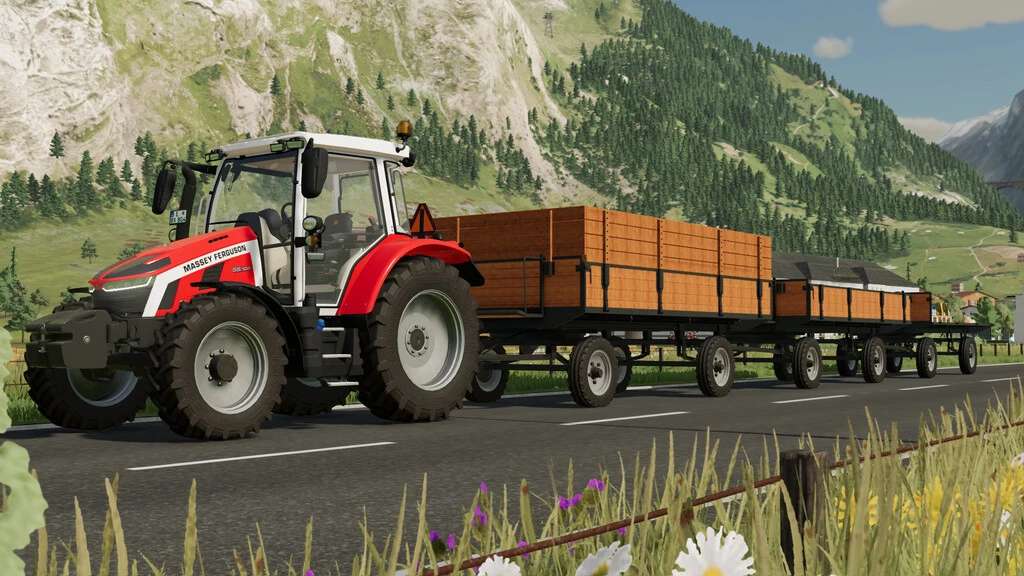 FS22 Small Old Trailer v1.0 - FS 22 Trailers Mod Download