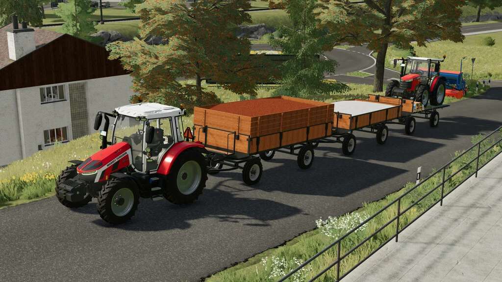 FS22 Small Old Trailer v1.0 - FS 22 Trailers Mod Download
