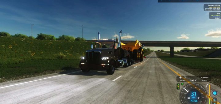 FS22 Peterbilt 340 dump truck v1.0 - FS 22 Trucks Mod Download