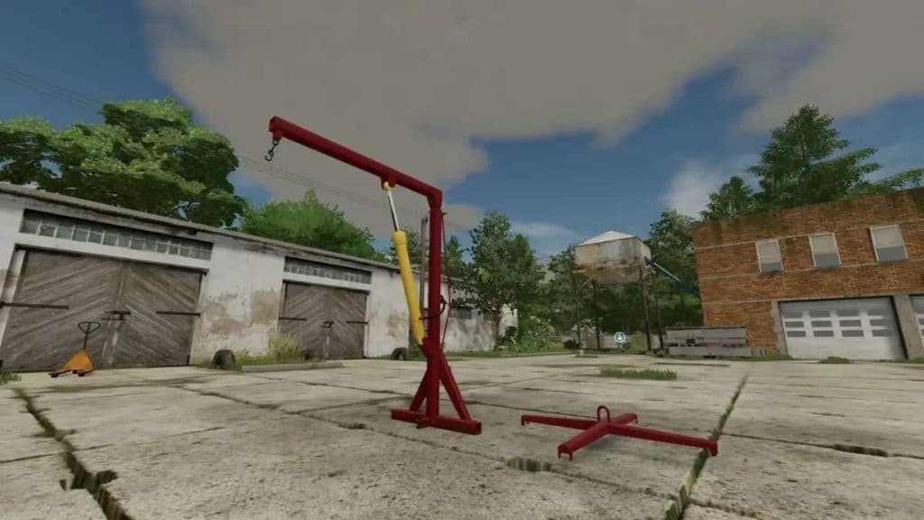 FS22 Crane and traverse v1.0.0.2 - FS 22 Implements & Tools Mod Download