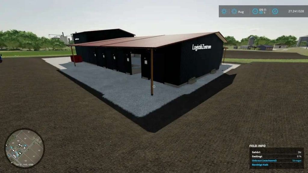FS22 Logistic Warehouse v1.0 - FS 22 Objects Mod Download