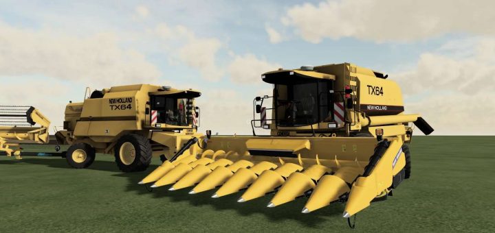 FS22 New Holland TR 5 Series v1.1 - FS 22 Combines Mod Download