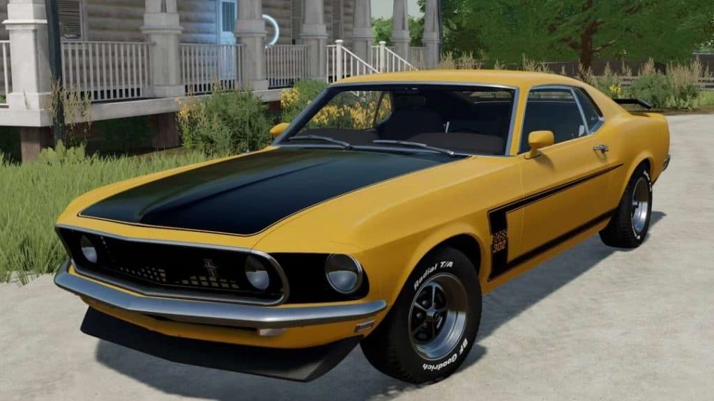 FS22 1969 Ford Mustang v1.0 - FS 22 Cars Mod Download