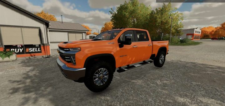 FS22 1988 Chevy Z71 K1500 v2.0 - FS 22 Cars Mod Download