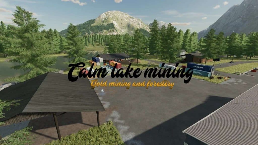 FS22 Calm Lake Mining TP v1.0 - FS 22 Maps Mod Download