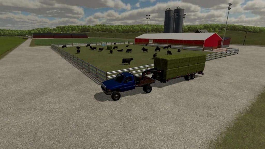 Lizard Gooseneck Bale Trailer (autoload) v1 (2) - Farming simulator 19 ...