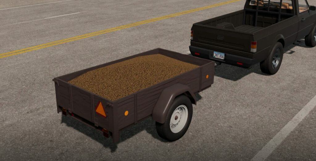 Old Lizard Car Trailer Pack v1 (2) - Farming simulator 19 / 17 / 15 Mod