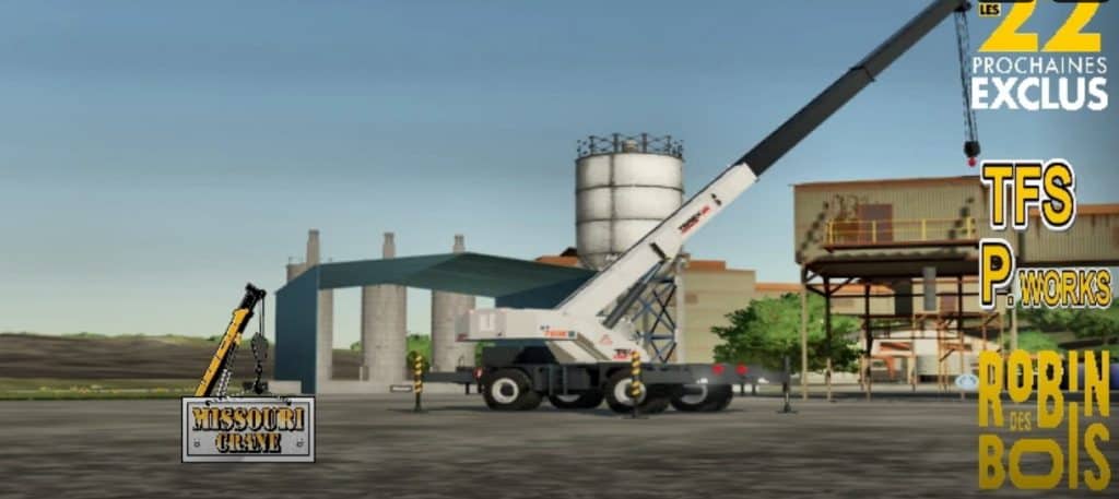 FS22 TEREX RT 760E v1.0 - FS 22 Forklifts / Excavators Mod Download