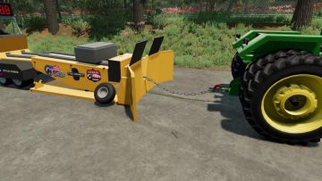 Tractor Pulling Sled v1.0 (1) - Farming simulator 19 / 17 / 15 Mod