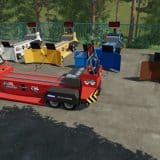 FS22 Tractor Pulling Sled v1.0 - FS 22 Implements & Tools Mod Download