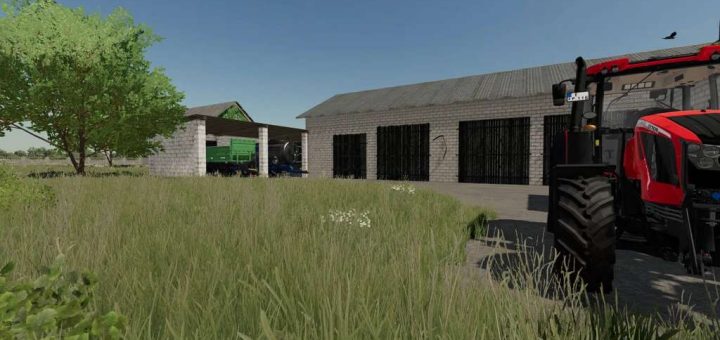 FS22 Horse Stable With Paddocks v1.1 - FS 22 Objects Mod Download