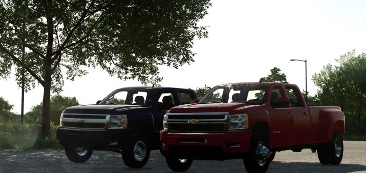 FS22 Slammed 2020 Silverado 3500 v1.0.0.0 - FS 22 Cars Mod Download
