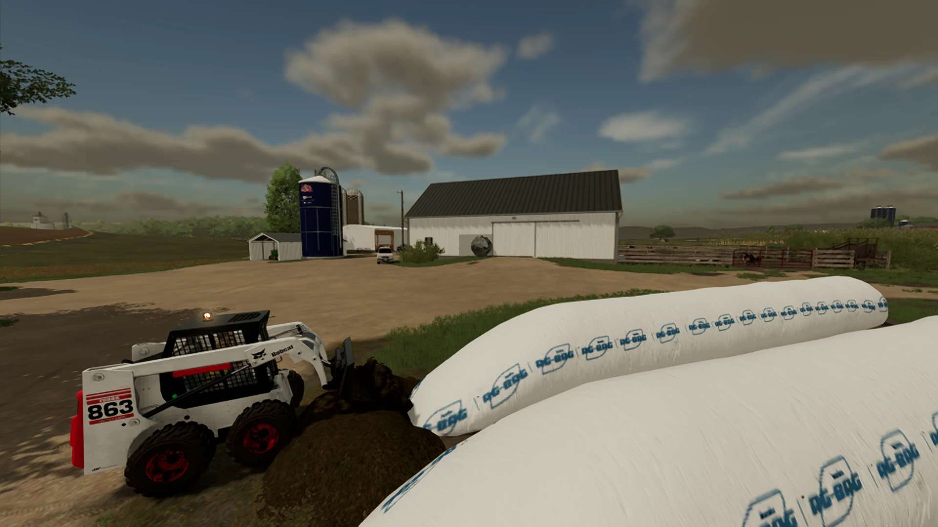 FS22 60′ Feed Storage Bag v1.0 - FS 22 Objects Mod Download