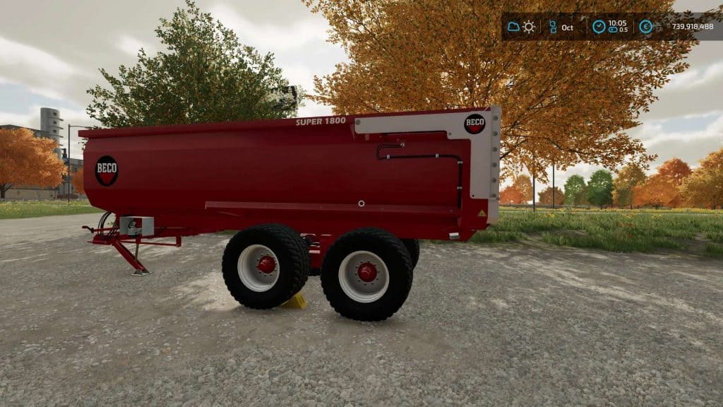 FS22 Beco Tipper 1800 v1.0 - FS 22 Trailers Mod Download