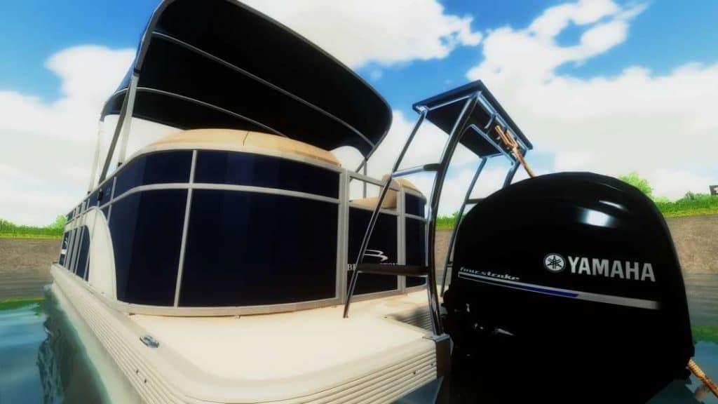 Bennington Pontoon Boat v2 (1) - Farming simulator 19 / 17 / 15 Mod