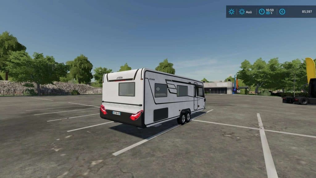 Caravane eriba v1 (3) - Farming simulator 19 / 17 / 15 Mod