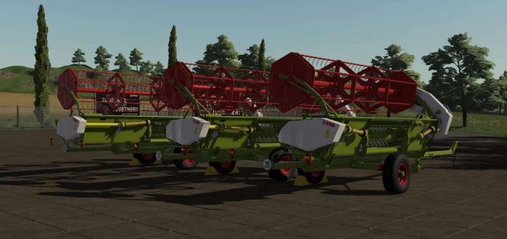 FS22 John Deere Header Cart v1.0 - FS 22 Cutters Mod Download